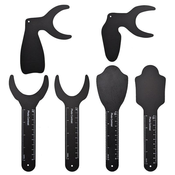 Black contrastors for clear, professional dental photography.